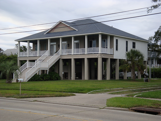 Elevate the building on posts or columns - Reduce Flood Risk