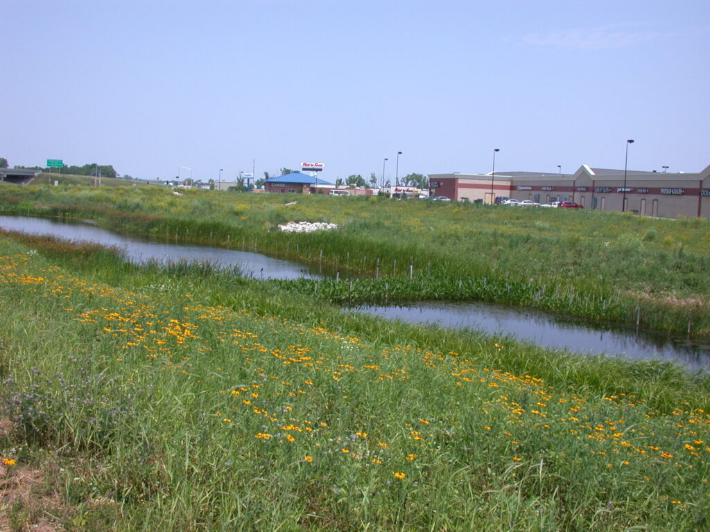Build and maintain retention and detention basins - Reduce Flood Risk