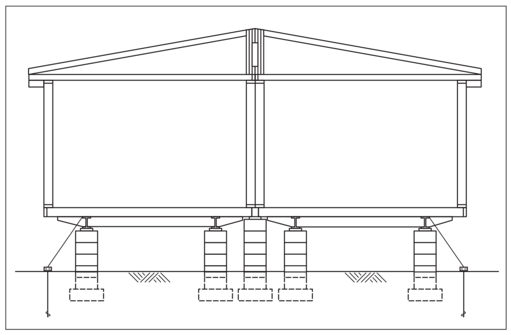 Anchor building to its foundation - Reduce Flood Risk